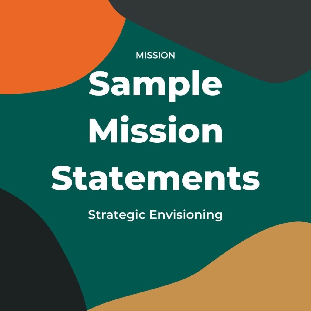 Sample Mission Statements | TMG Member Portal